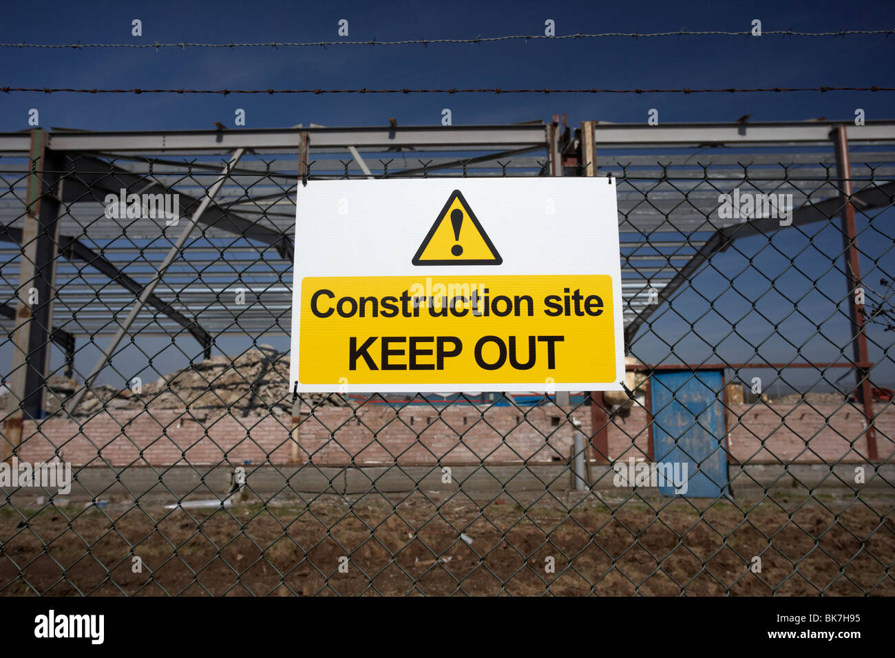 Construction site health safety building signage High Resolution Stock ...