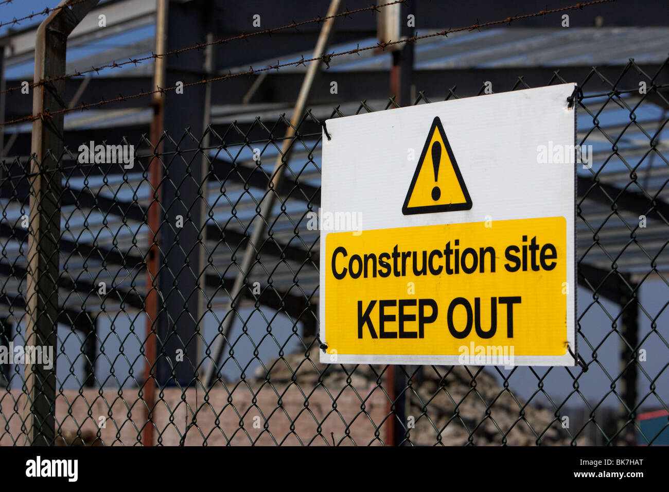Construction site health safety building signage High Resolution Stock ...