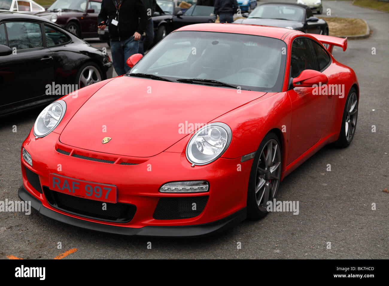 Porsche 997 GT3 red “3.8l” Stock Photo - Alamy