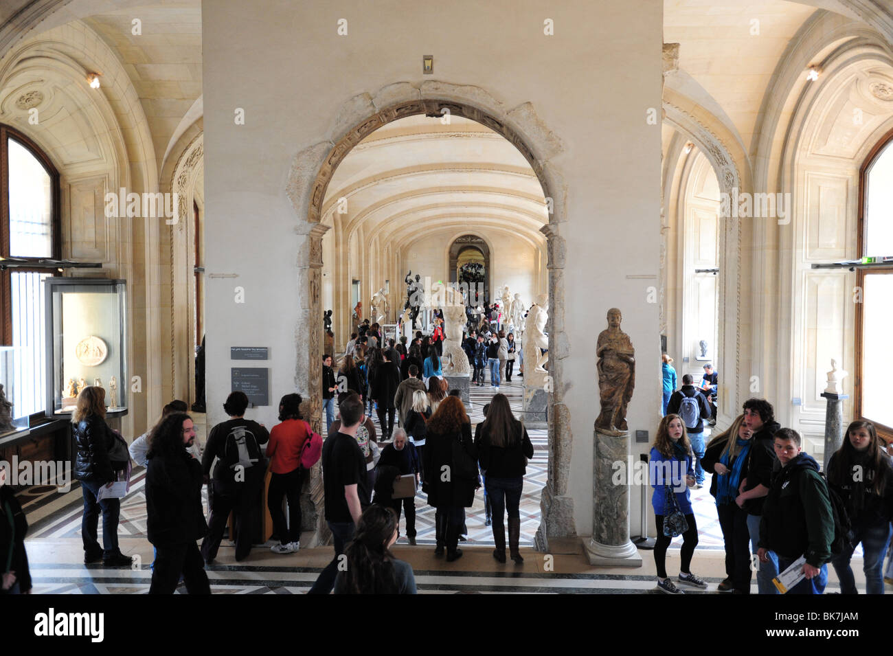 Paris louvre museum denon wing hi-res stock photography and images - Alamy