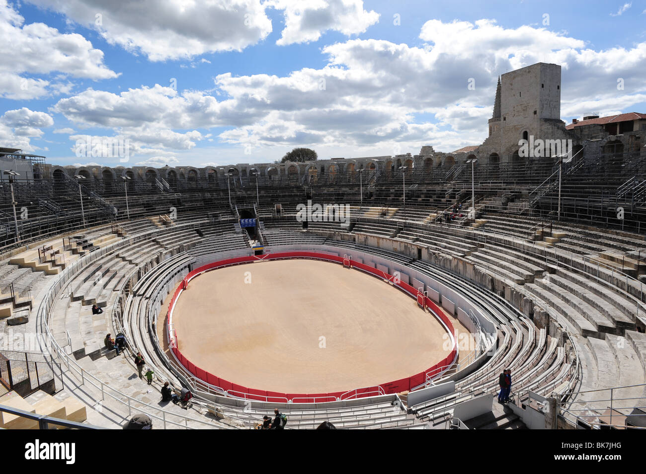 France Arles Provence Region French the Roman Arena amphitheater ...