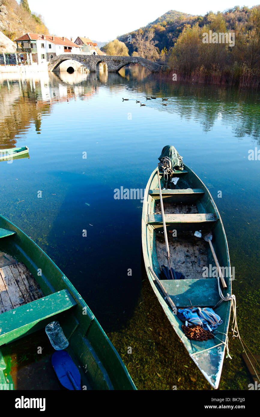 Rijeka Crnojevica, Skadar, Montenegro Stock Photo - Alamy