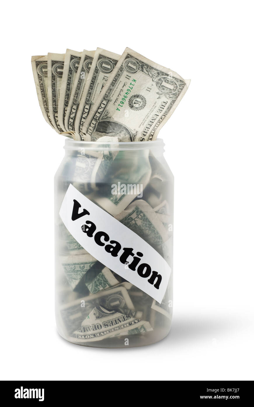 Overflowing Money Jar Cut Out Stock Images & Pictures - Alamy