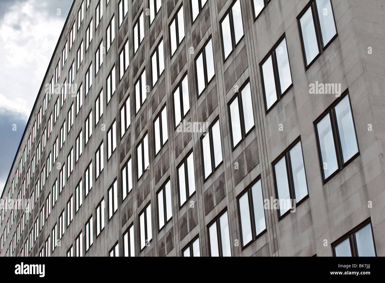 the facade of a business block Stock Photo - Alamy