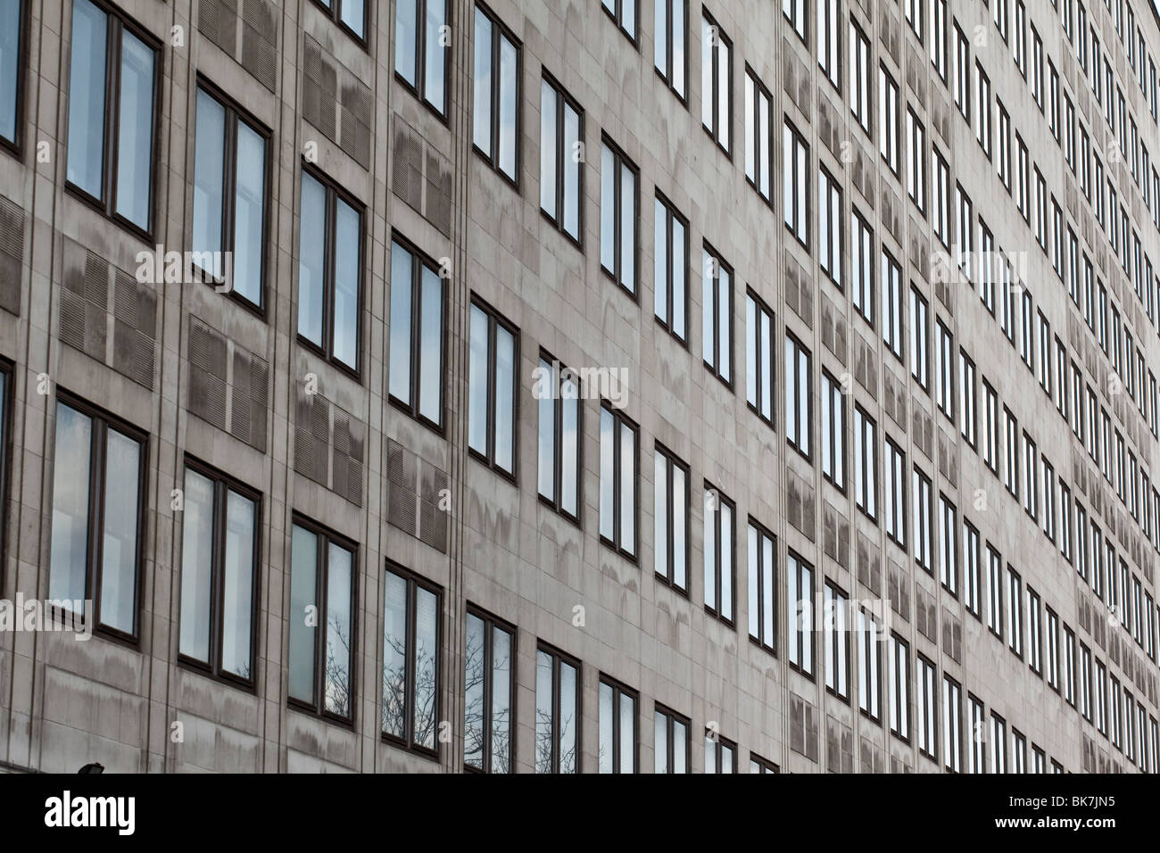 Facade of a Building with many windows Stock Photo - Alamy