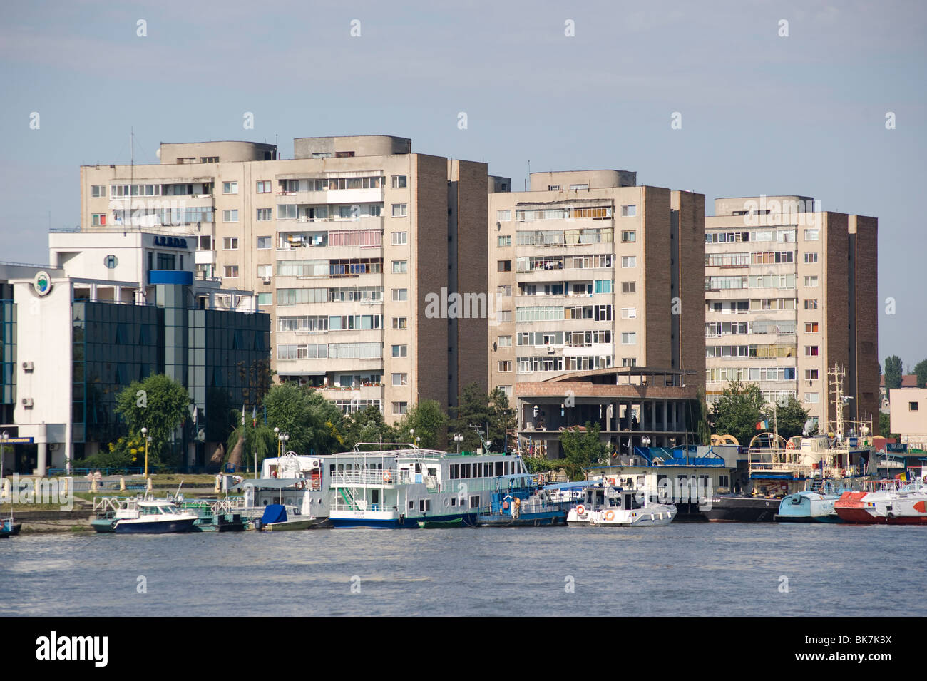 High rise apartment buildings, Tulcea, Romania, Europe Stock Photo - Alamy