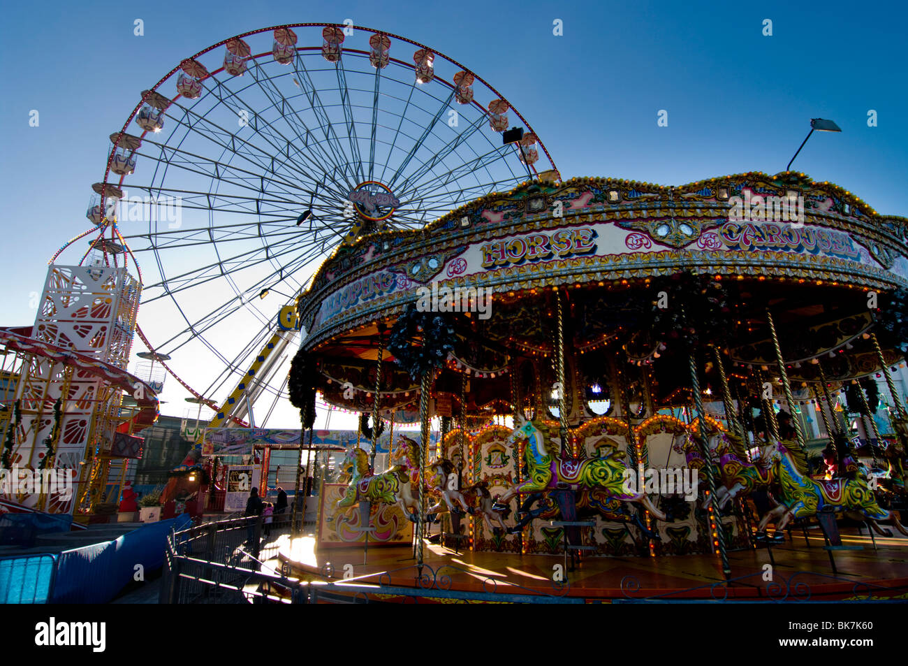 Swansea funfair, Swansea, Wales, United Kingdom, Europe Stock Photo - Alamy
