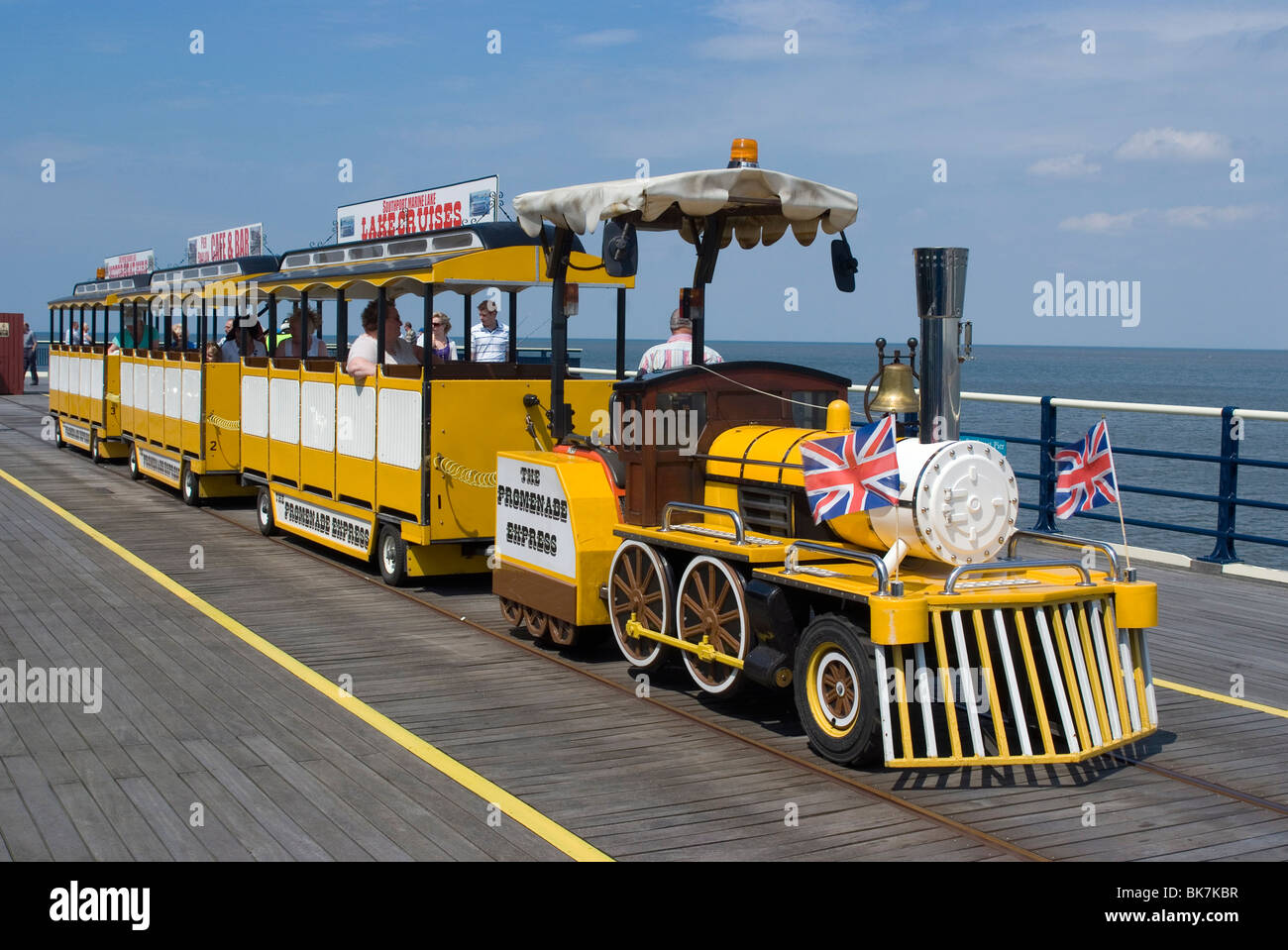 The Promenade Express, the noddy train that runs along the pier ...