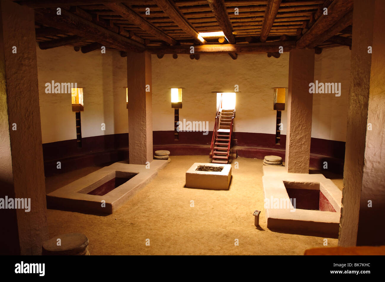 The Great Kiva, Aztec Ruins National Monument, New Mexico, United ...