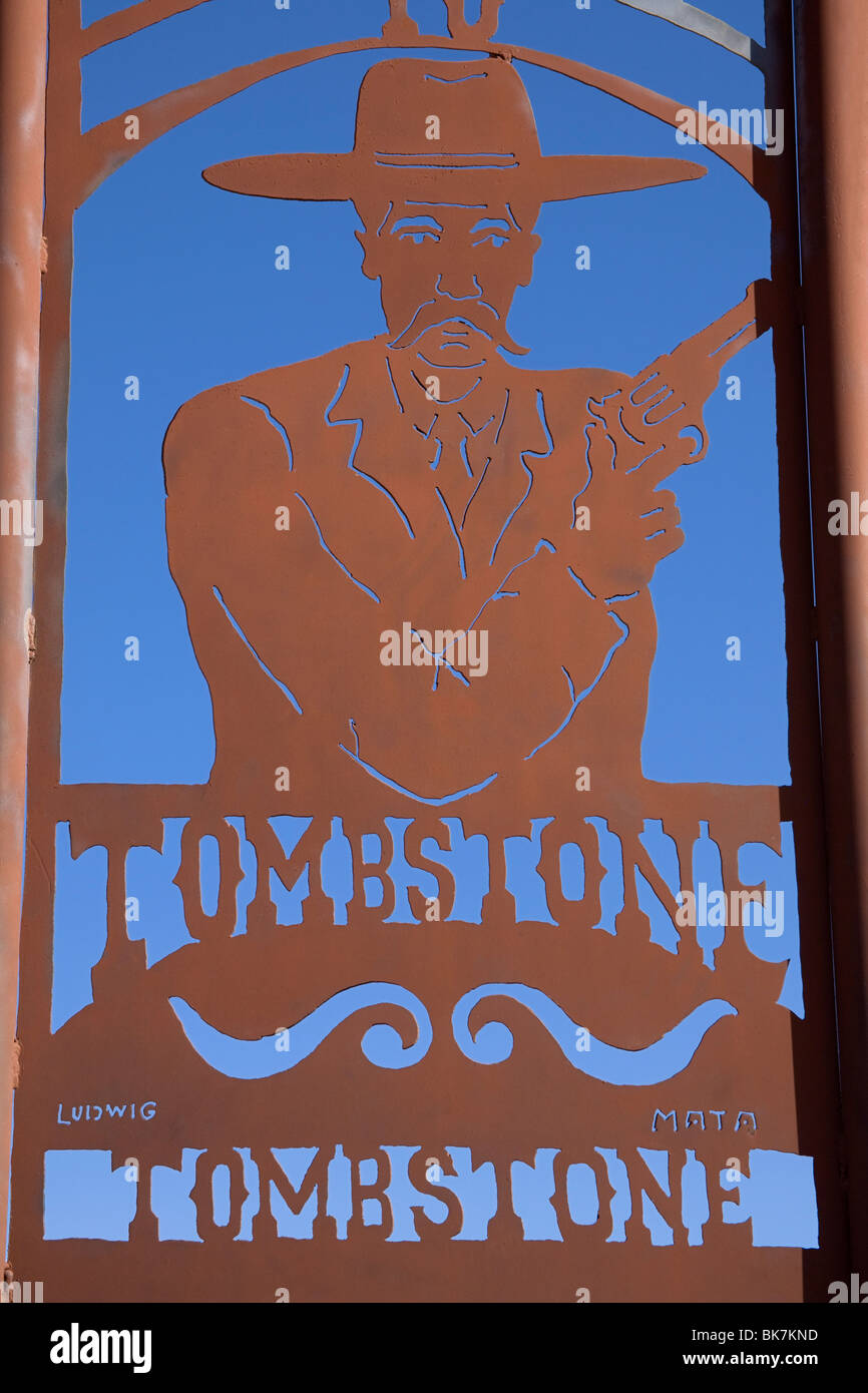 Sign, Tombstone, Cochise County, Arizona, United States of America ...