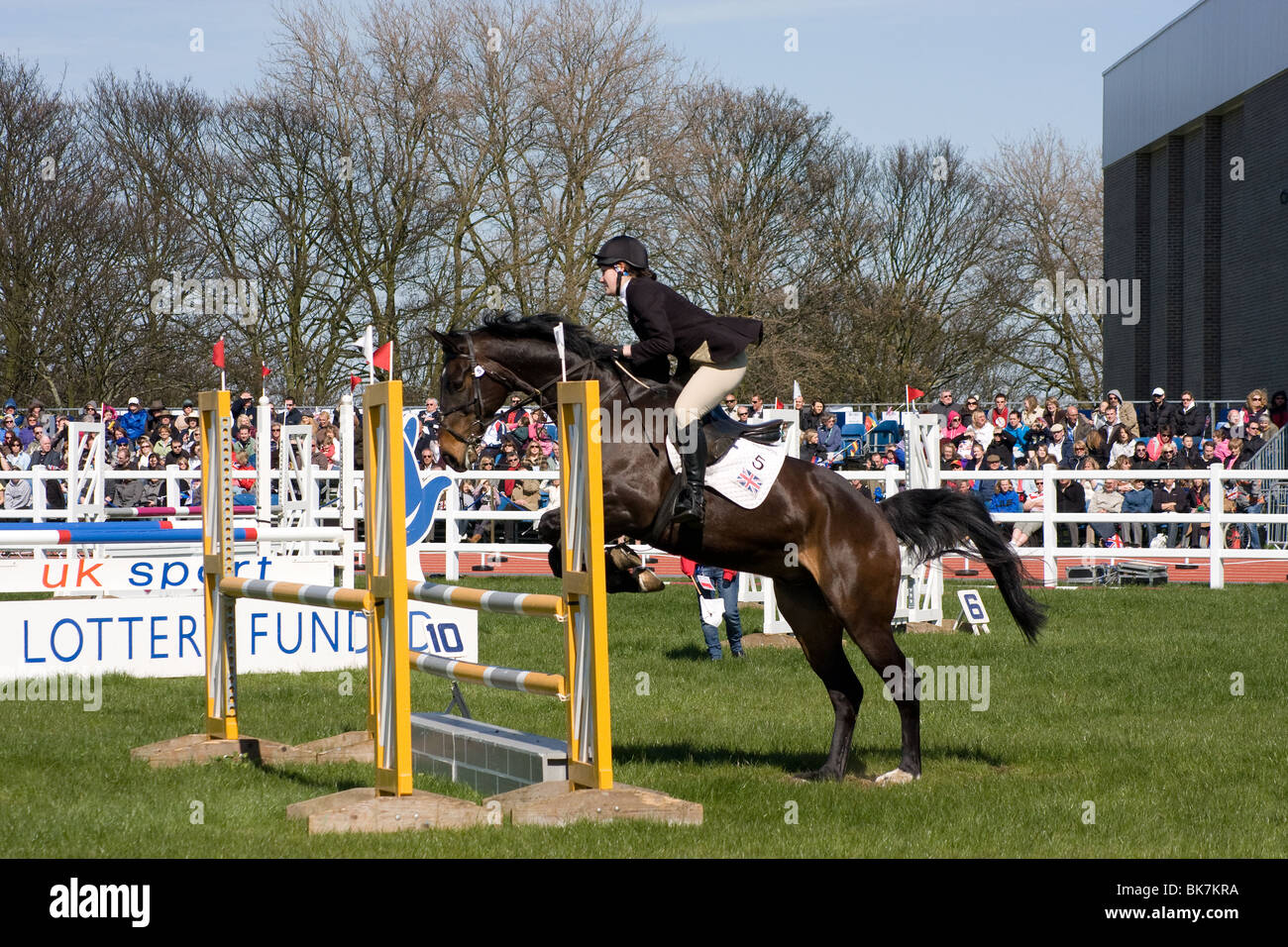 womens final world cup series pentathlon show jumping event Medway Park ...