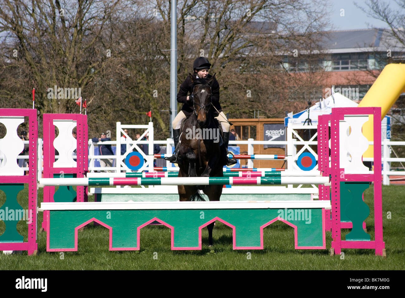 womens final world cup series pentathlon show jumping event Medway Park ...
