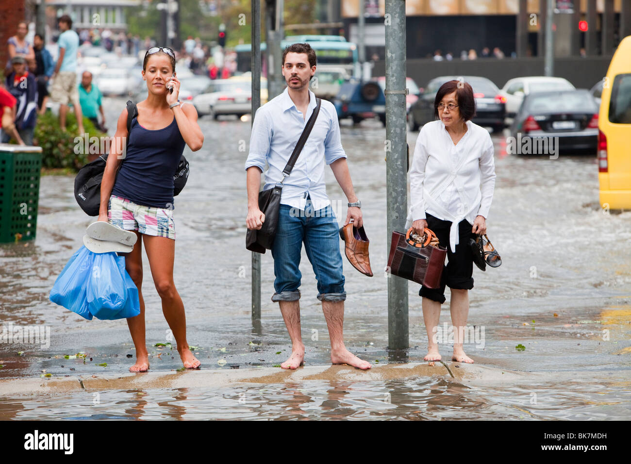 Flooding from the worst tropical storm to hit Melbourne in over 100 ...