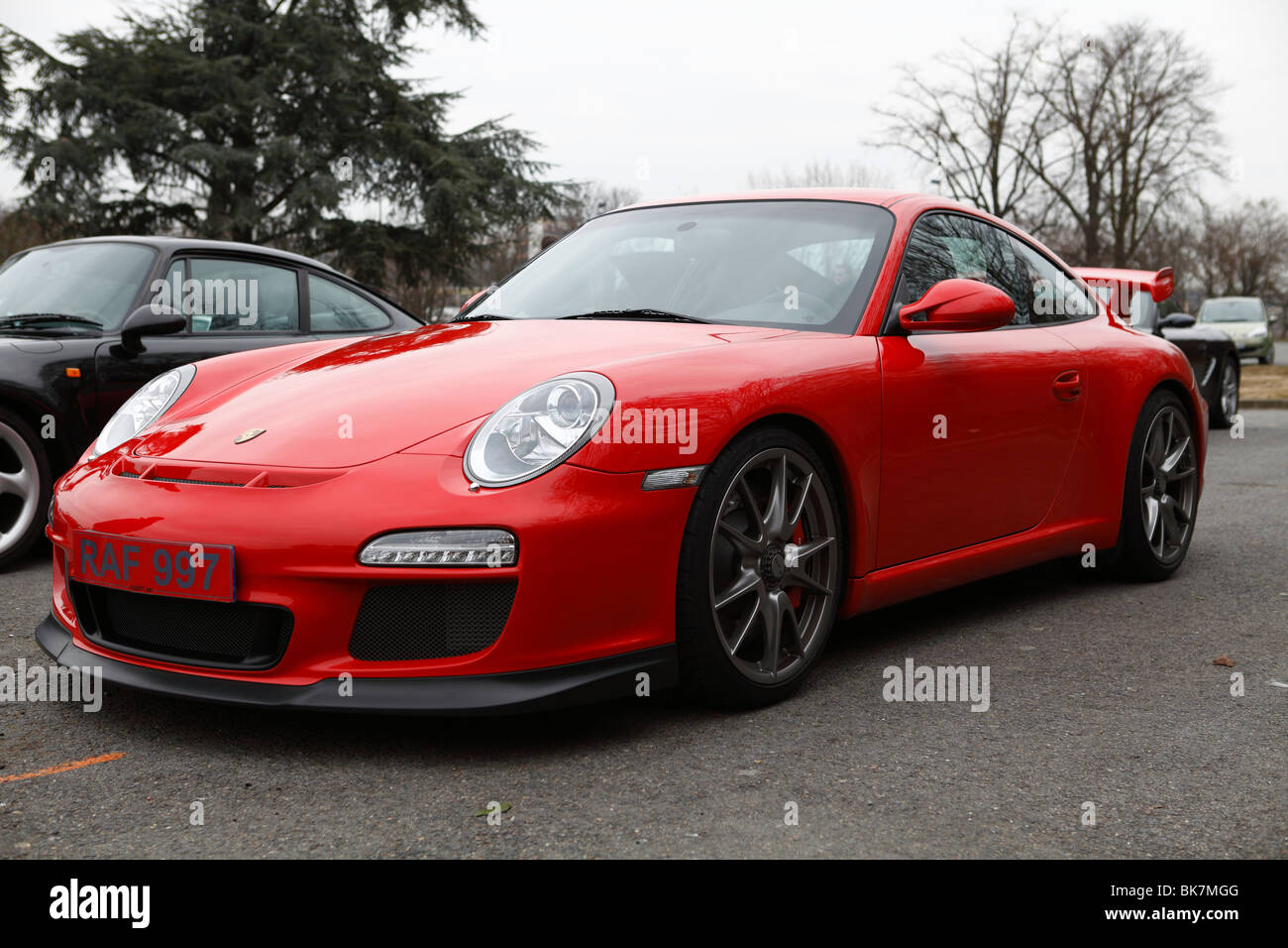 Porsche 997 GT3 red “3.8l” Stock Photo - Alamy