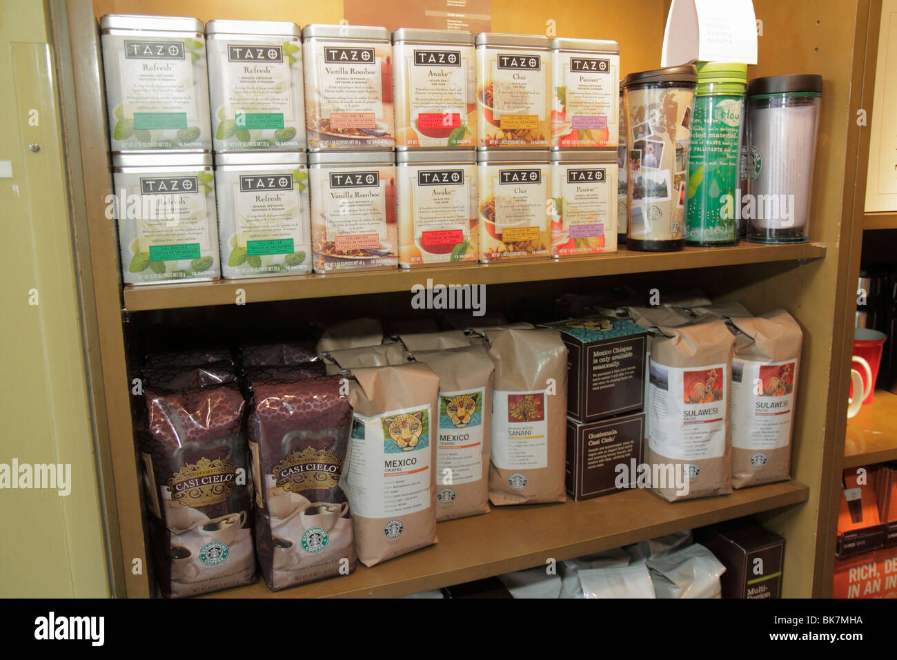 Starbucks tazo tea hi-res stock photography and images - Alamy