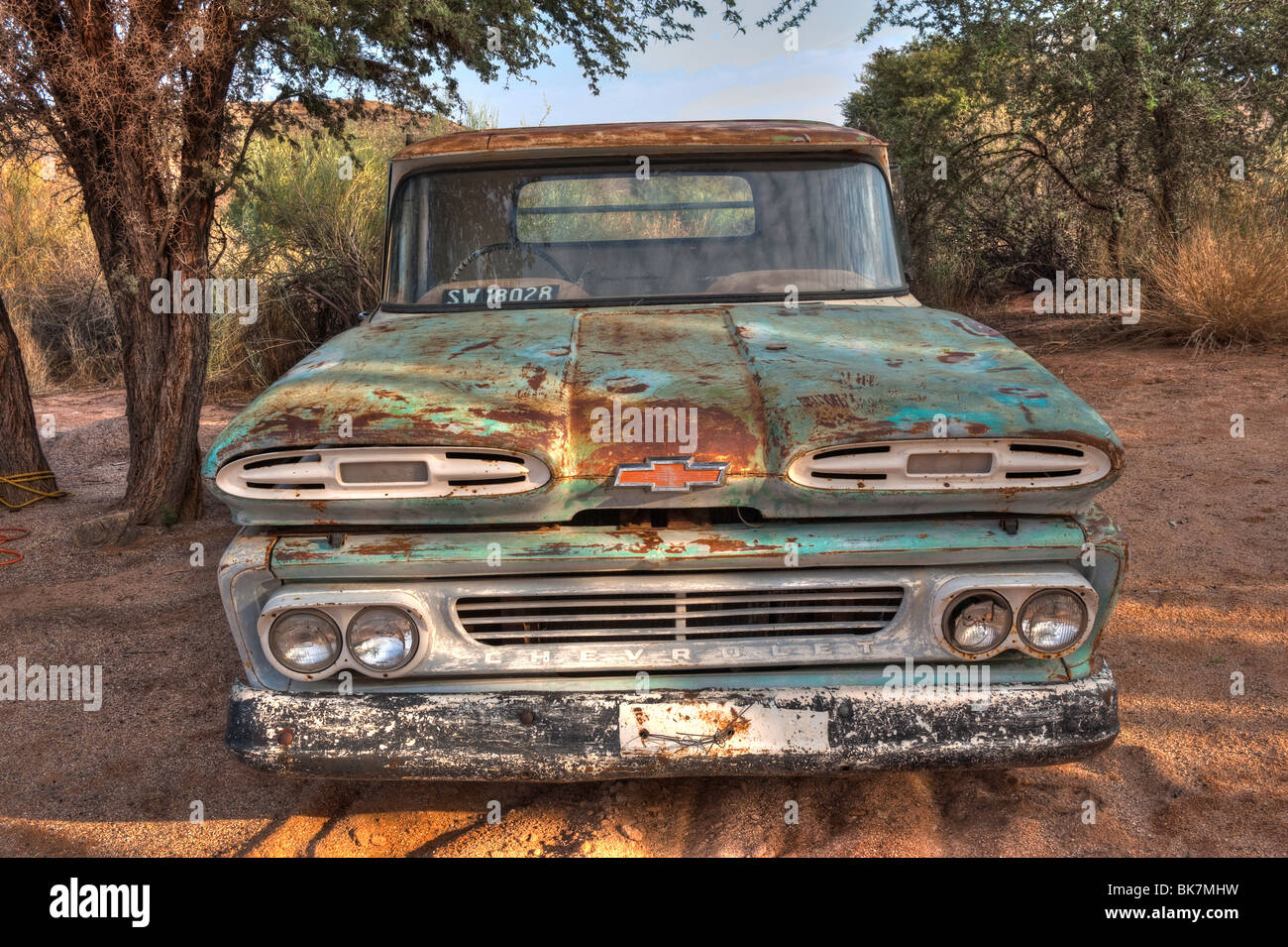 Wrecked vintage chevy pickup truck hi-res stock photography and images ...