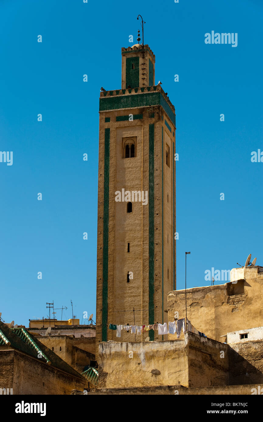 Mosque minaret fez morocco hi-res stock photography and images - Alamy