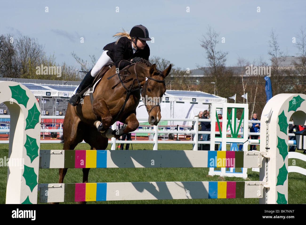 womens final world cup series pentathlon show jumping event Medway Park ...
