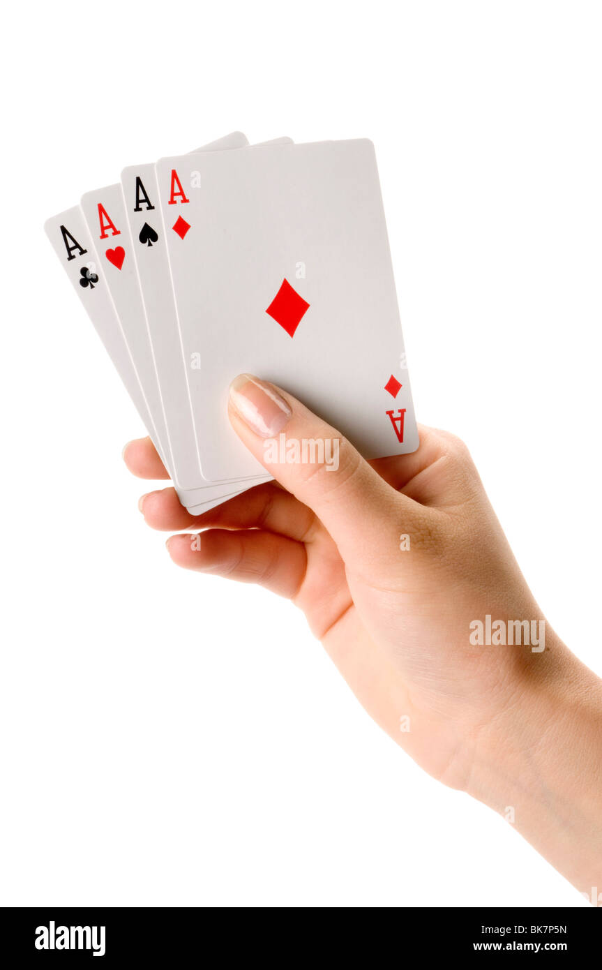 4 aces hi-res stock photography and images - Alamy