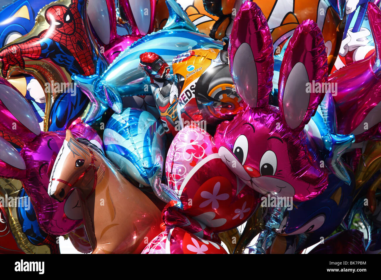 Assorted balloons hi-res stock photography and images - Alamy