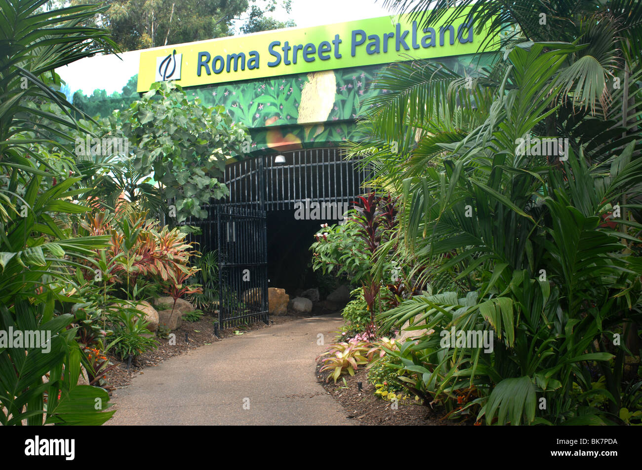 Roma Street Parkland, Brisbane, Queensland, Australia Stock Photo - Alamy