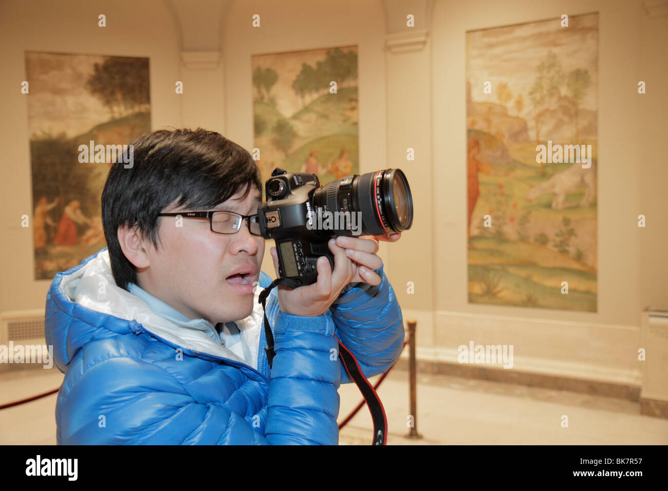 Exhibit exhibition collection asian man men male hi-res stock ...