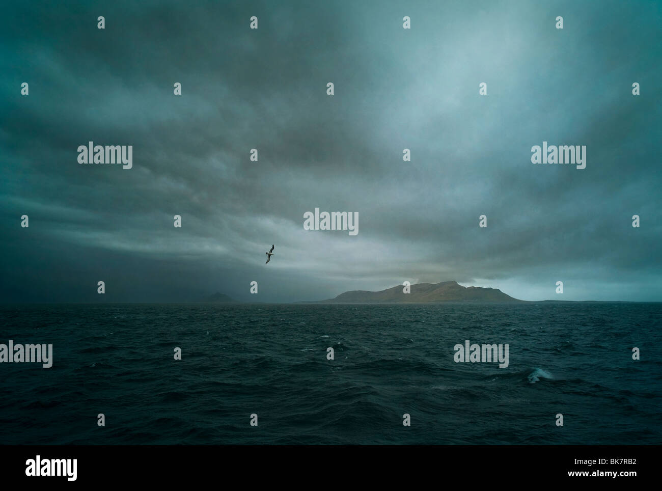 Approaching The Jason Islands off West Falklands Stock Photo - Alamy