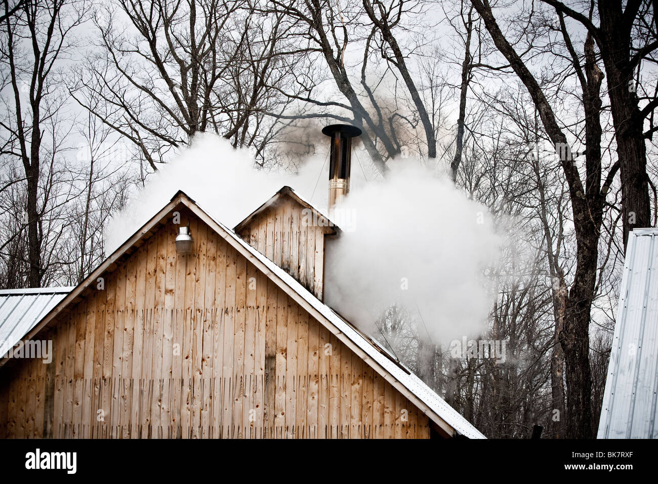 Sugar shack, Beauce, Quebec, Canada Stock Photo - Alamy