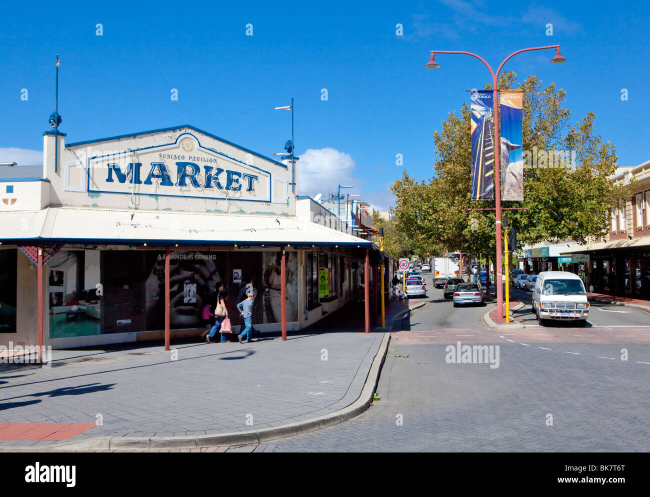 Subiaco Market building Stock Photo - Alamy