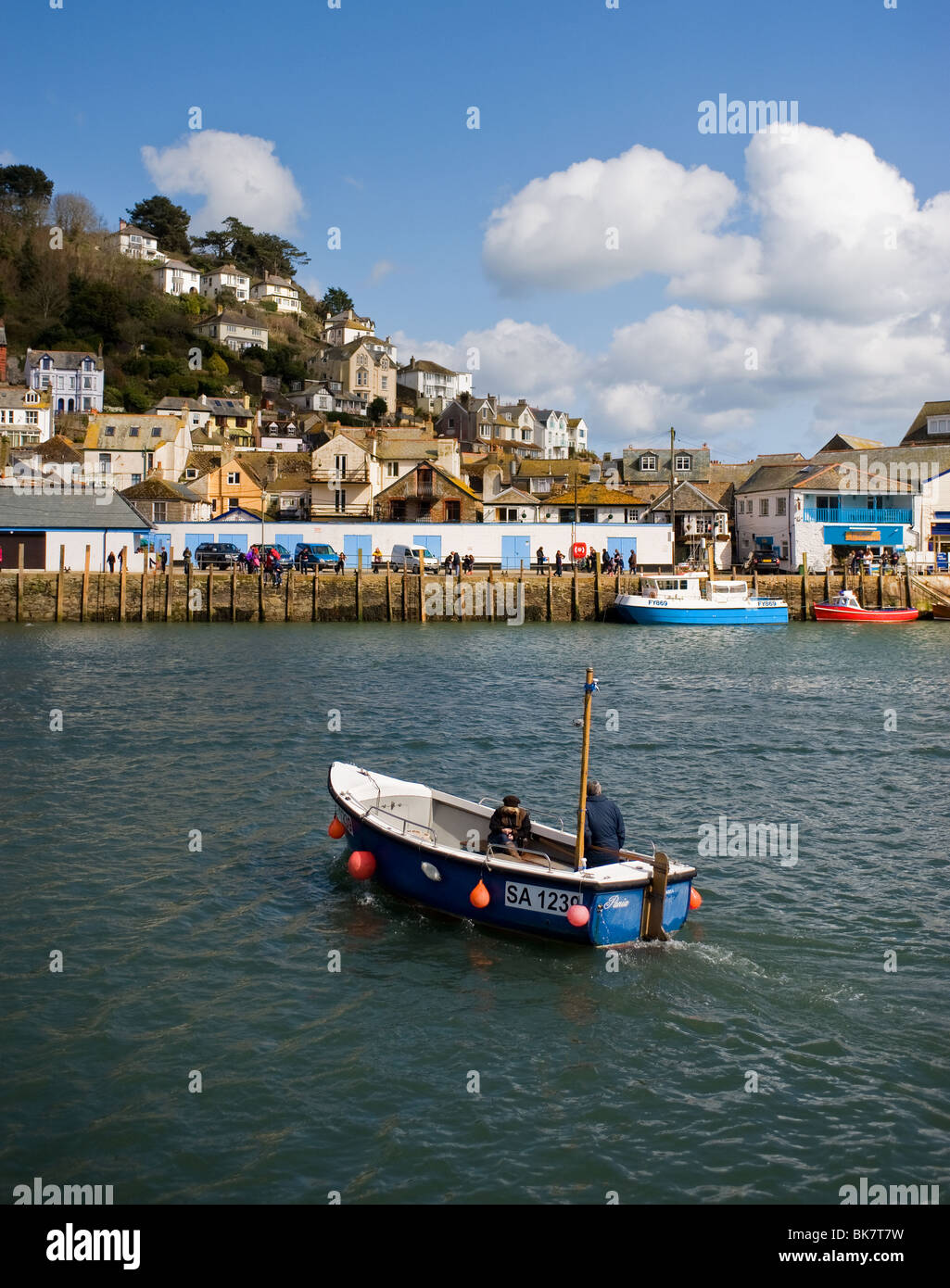 The passenger ferry crossing the River Looe in Cornwall. Photo by ...
