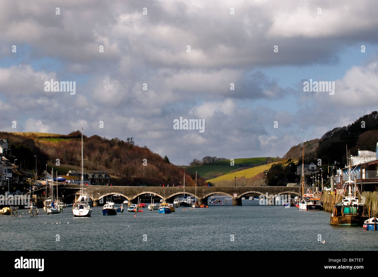 The Looe Bridge spanning the River Looe in Cornwall. Photo by Gordon ...
