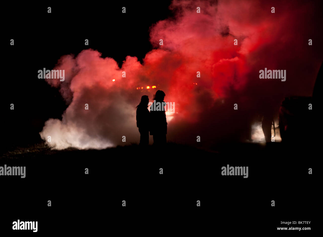 Fire accident scene hi-res stock photography and images - Alamy