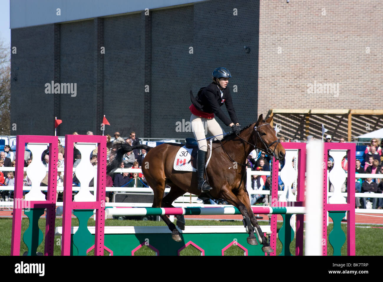 womens final world cup series pentathlon show jumping event Medway Park ...