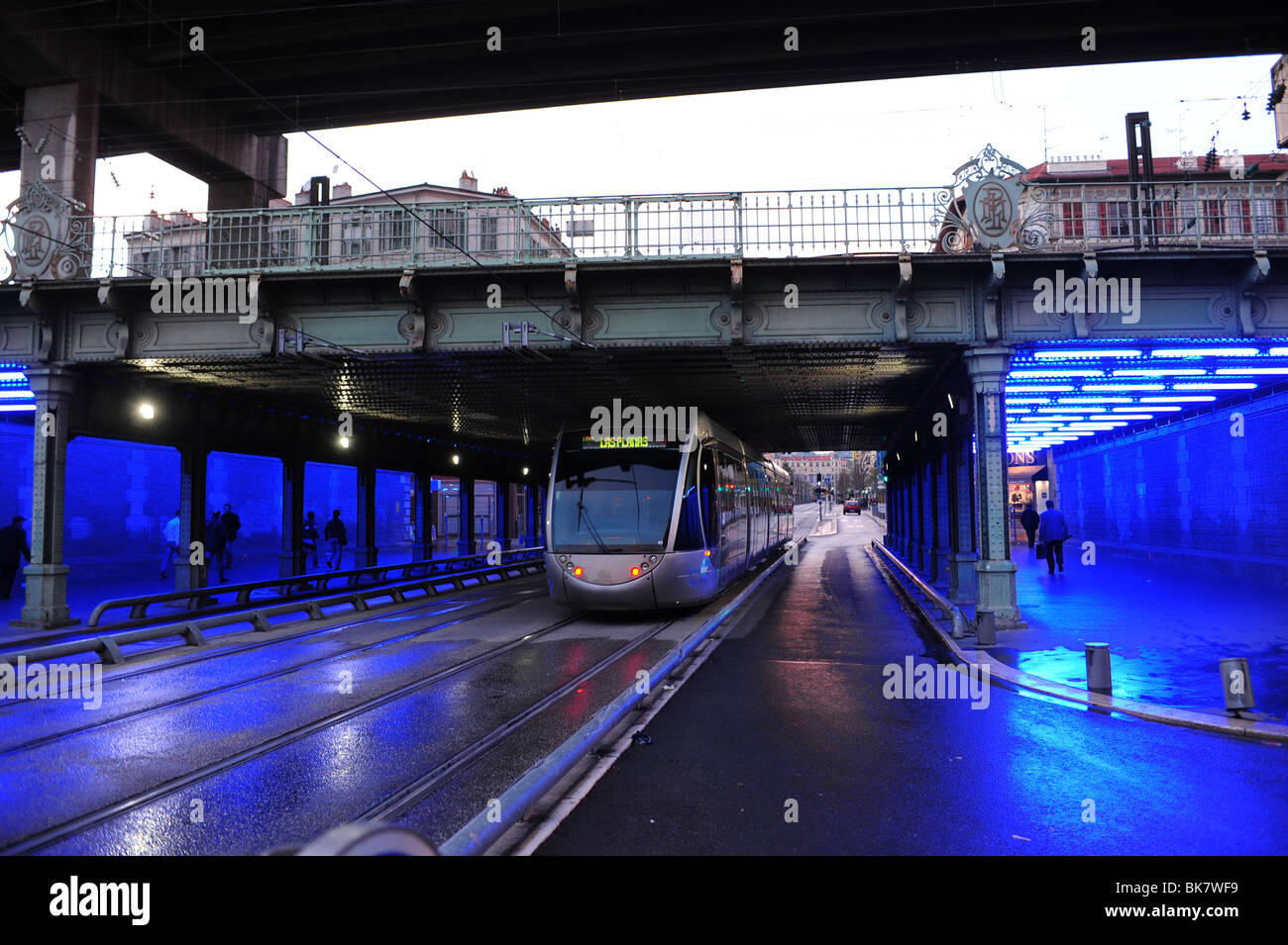 Europe France Nice Cote d'Azur Provence The Nice Tramway using ...