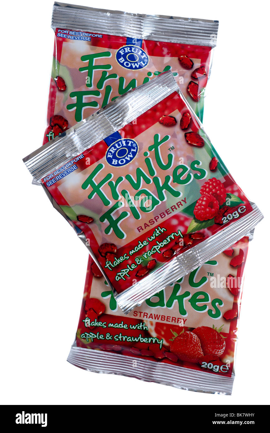 Three 20 gram packets of fruit bowl raspberry and strawberry fruit ...