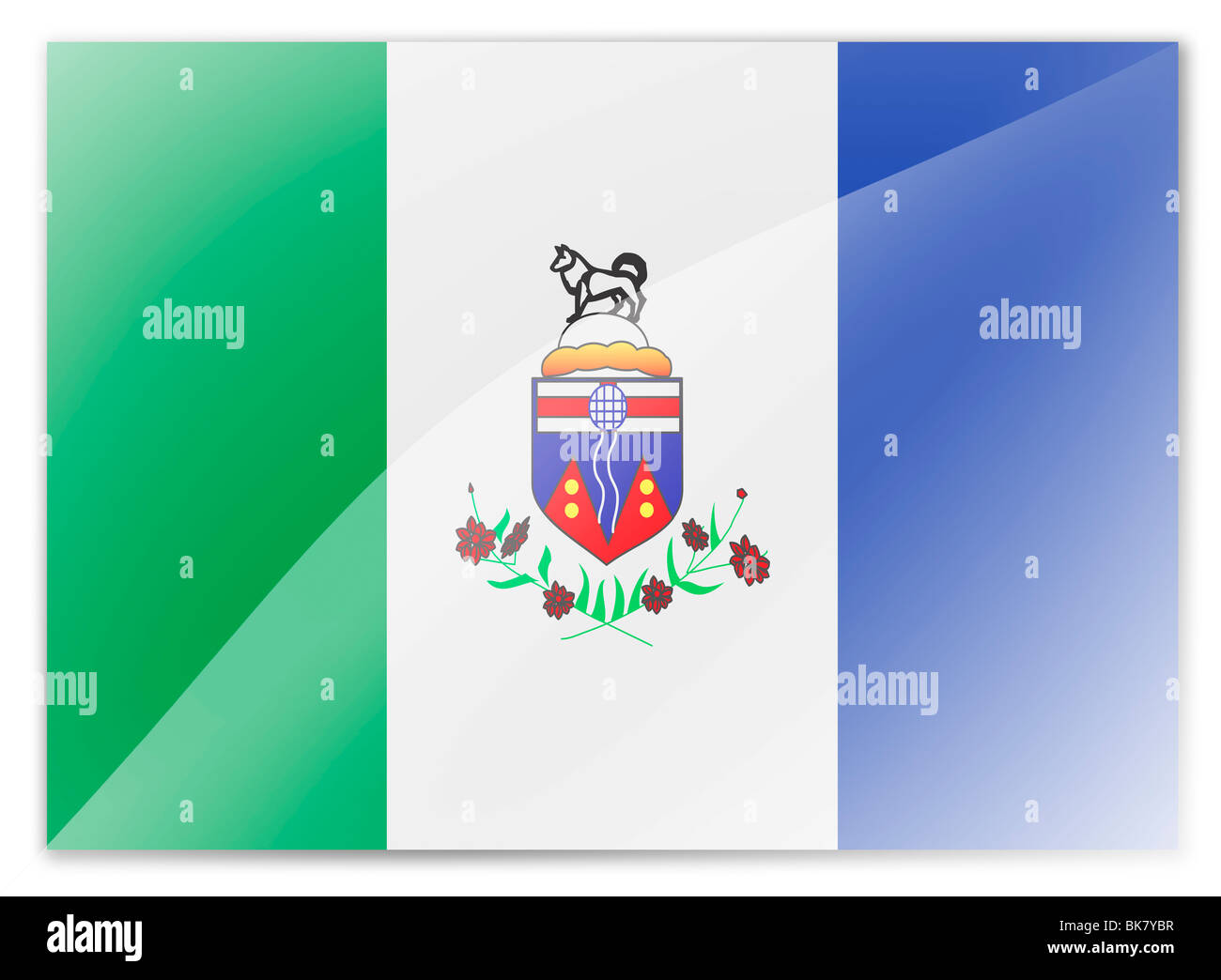 Yukon flag Cut Out Stock Images & Pictures - Alamy