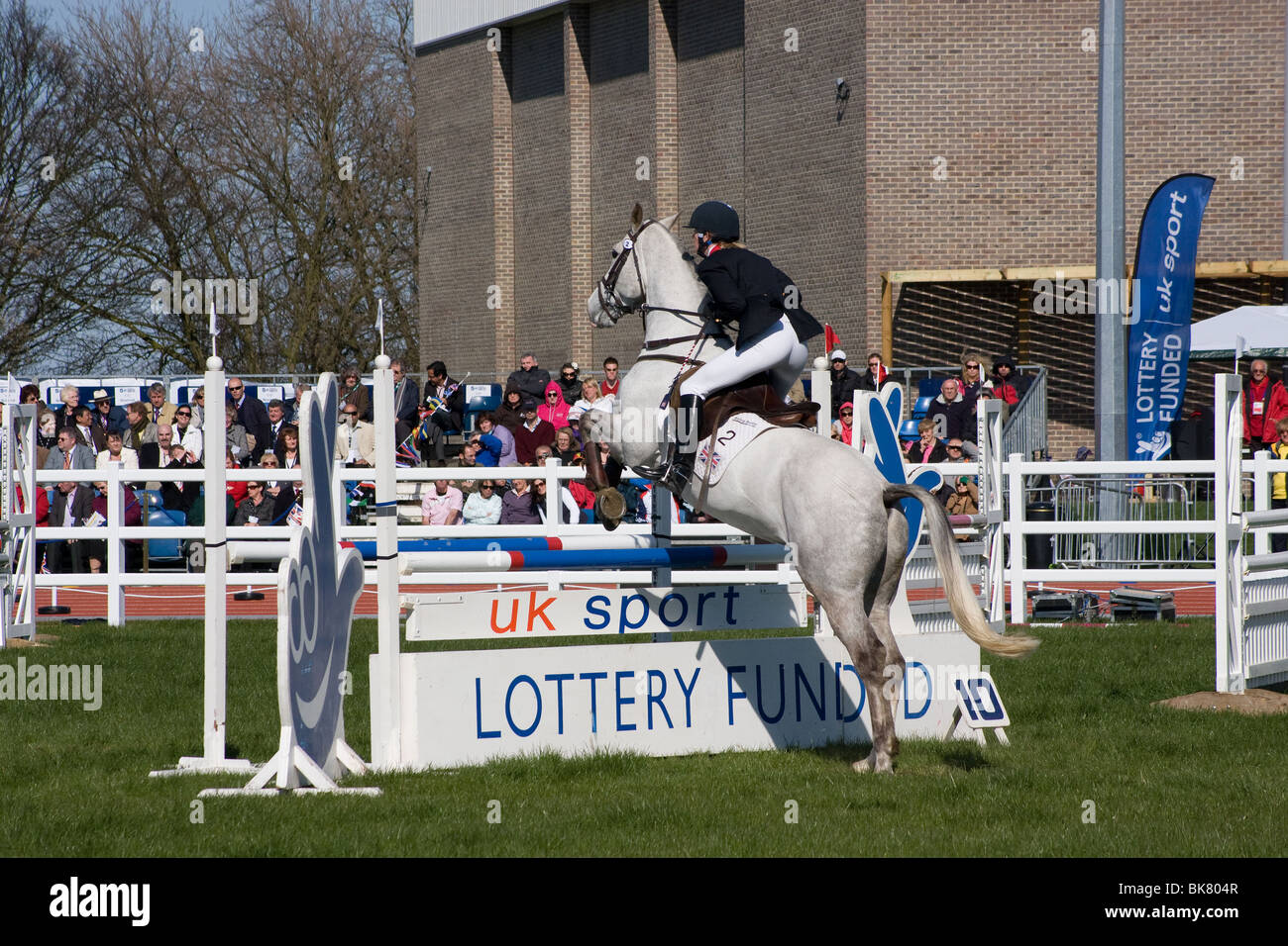 womens final world cup series pentathlon show jumping event Medway Park ...