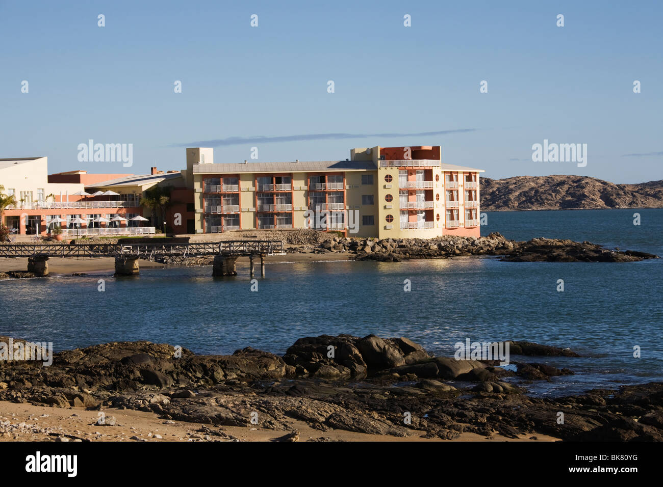 Nest Hotel, Luderitz, Namibia Stock Photo - Alamy