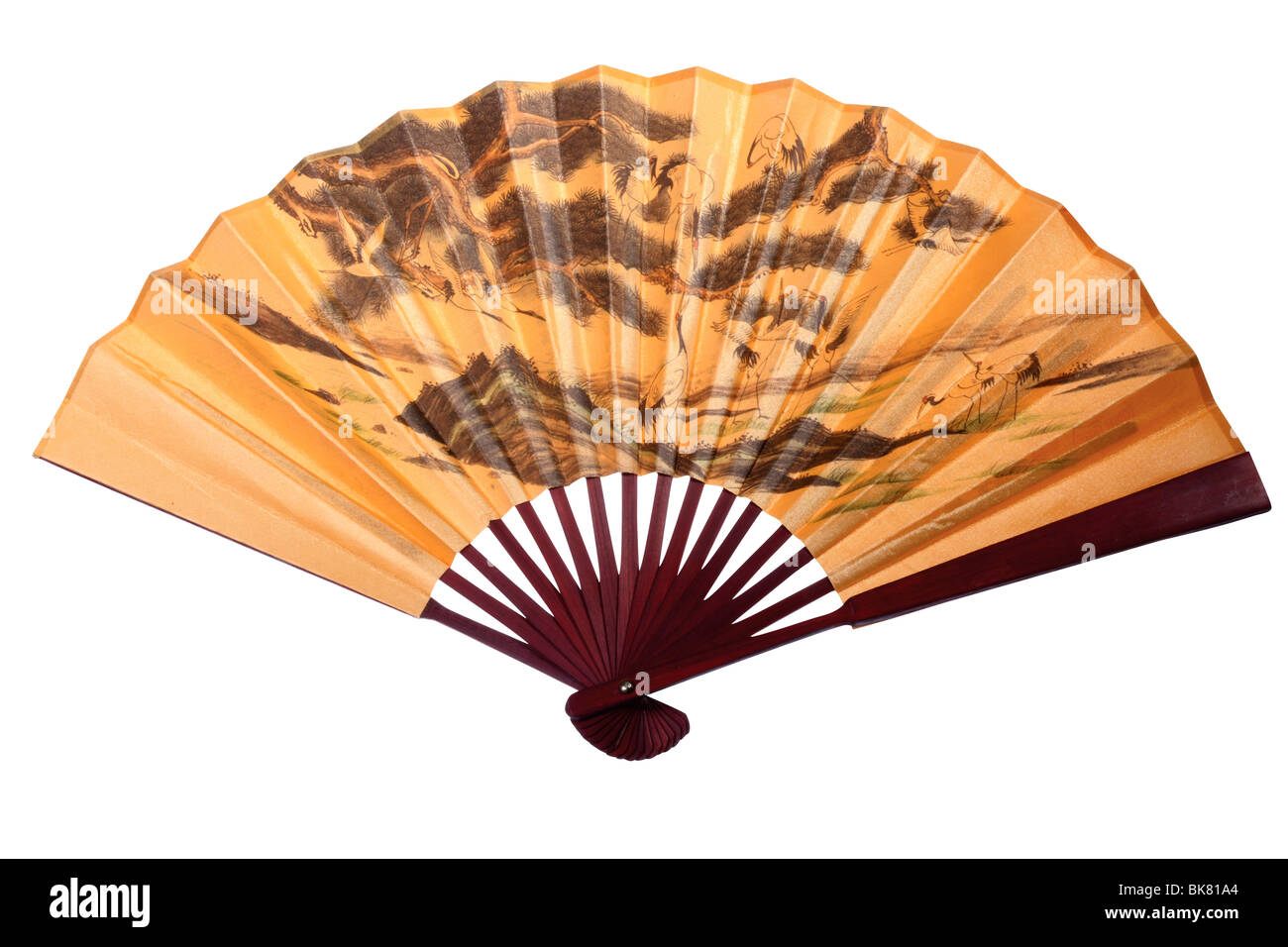 Traditional chinese fan Cut Out Stock Images & Pictures - Alamy