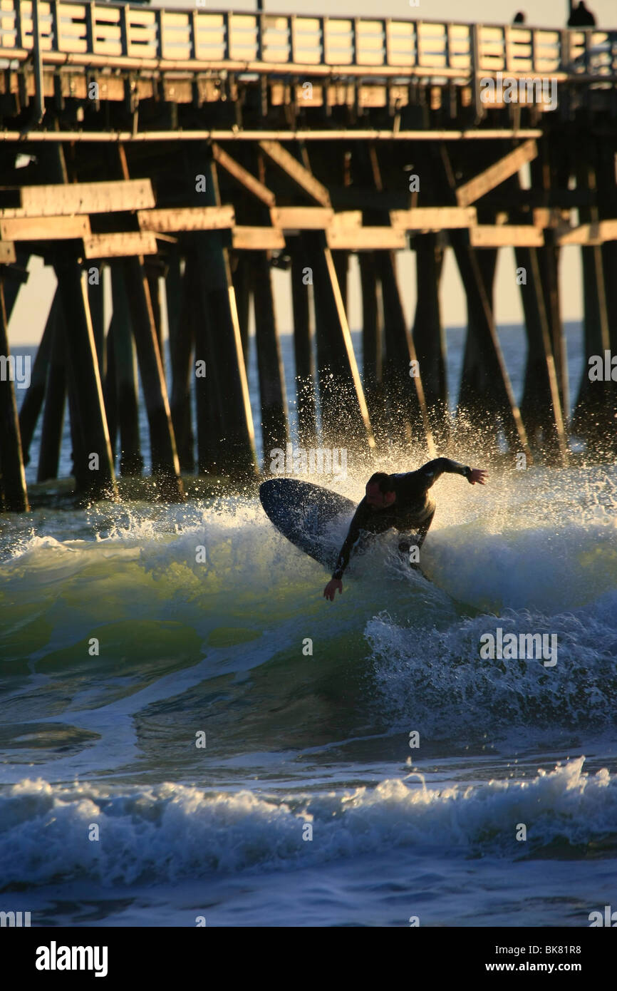 Surfing scenes in Orange County, California, USA Stock Photo - Alamy