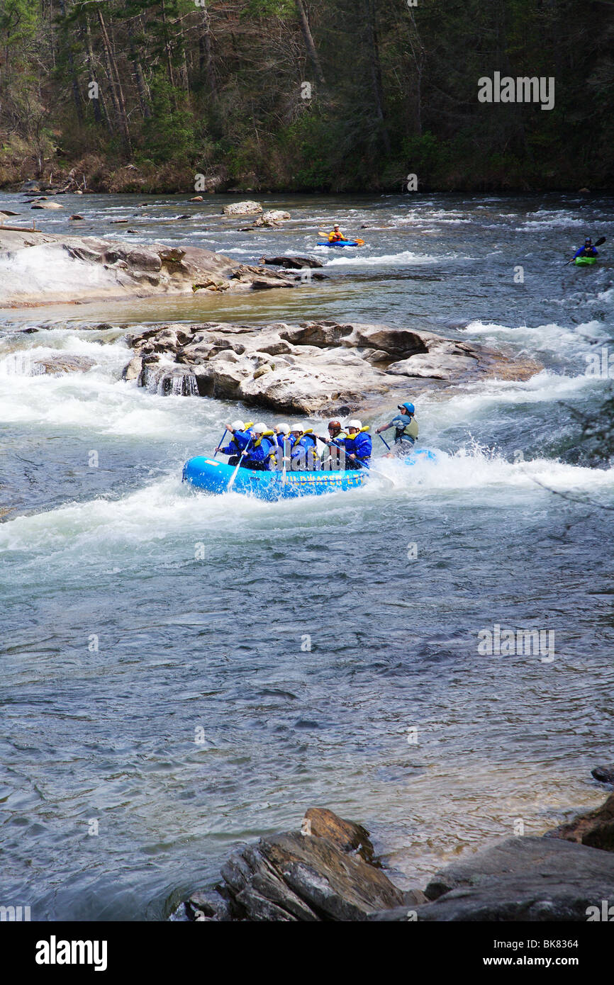 WHITEWATER RAFTING GROUP BULL SLUICE RAPIDS GEORGIA SOUTH CAROLINA ...