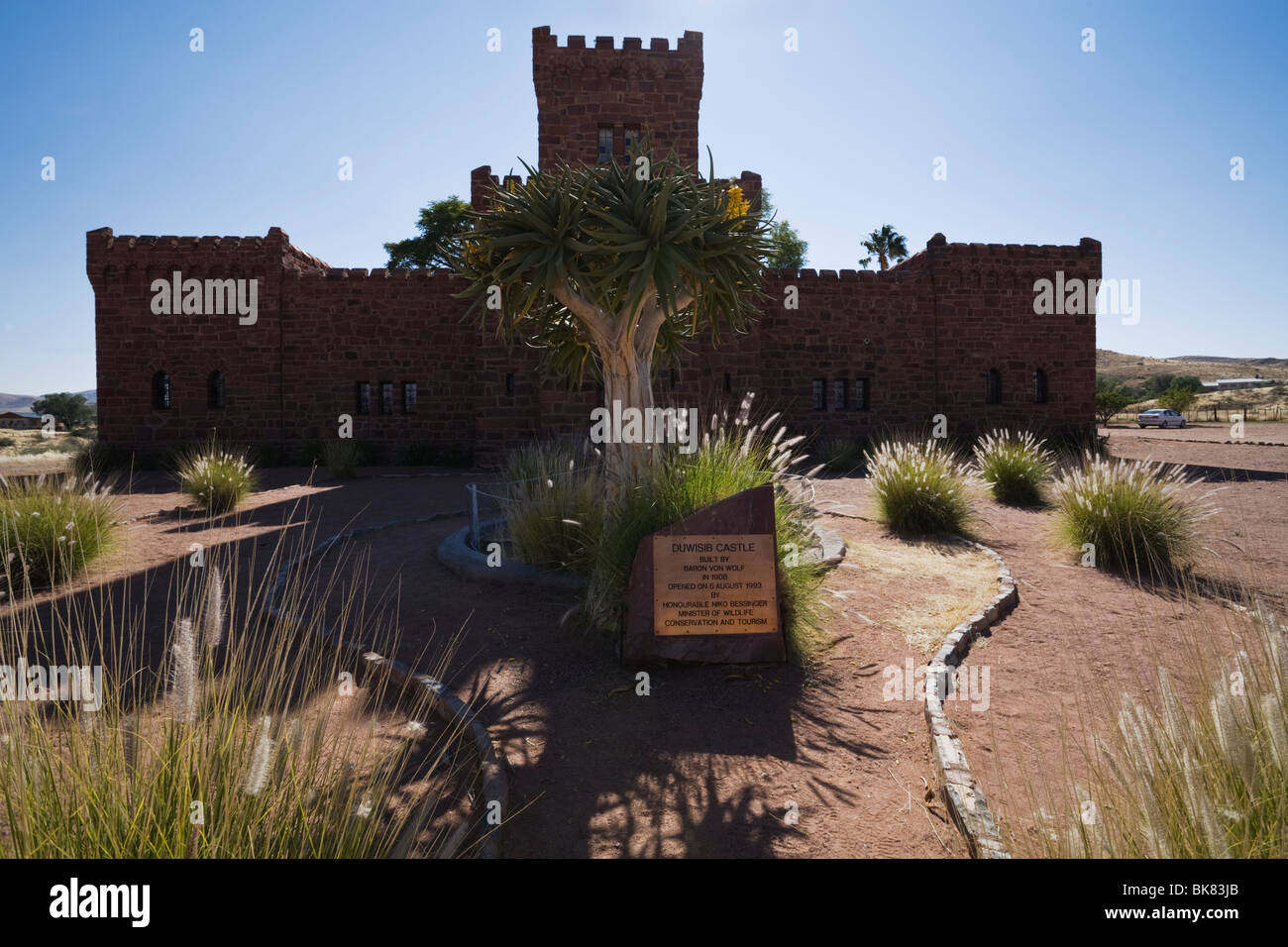 Duwisib Castle, near Maltahohe and Helmeringhausen, Namibia Stock Photo ...