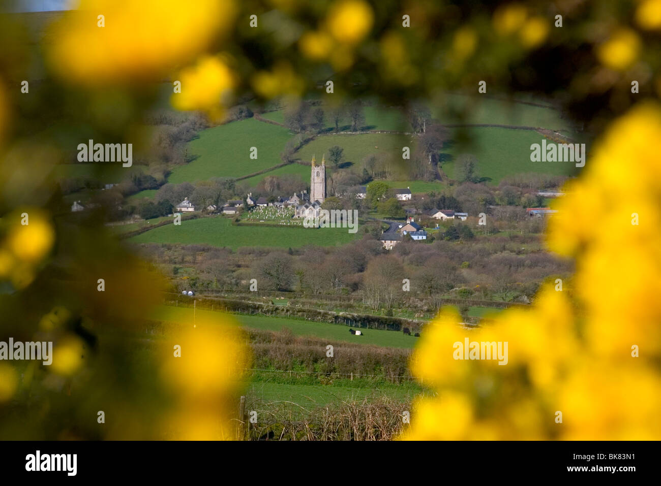 Devon, Widecombe in the Moor Stock Photo - Alamy