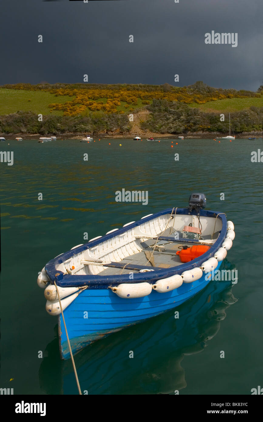 Salcombe Harbour Boat Stock Photo - Alamy