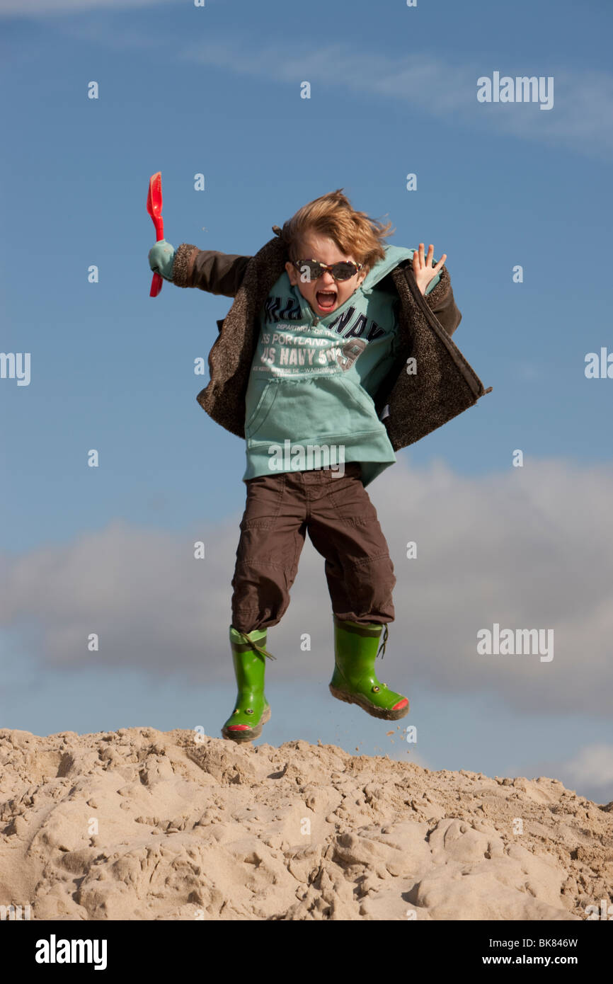Jump for joy Stock Photo - Alamy