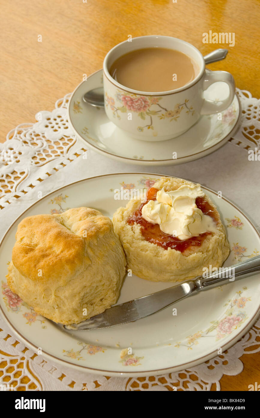 Devonshire Cream Tea Stock Photo - Alamy