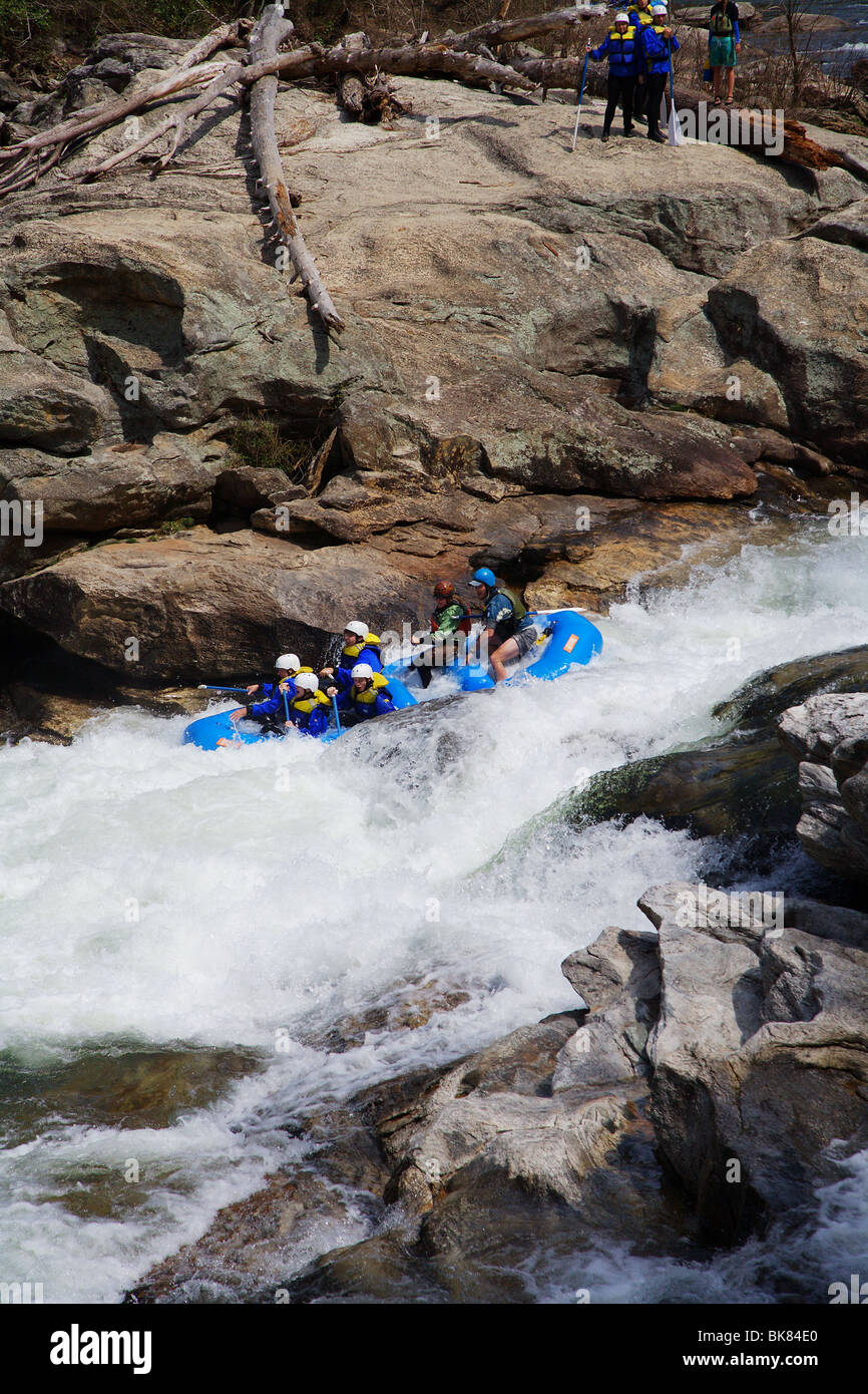 WHITEWATER RAFTING GROUP BULL SLUICE RAPIDS GEORGIA SOUTH CAROLINA ...