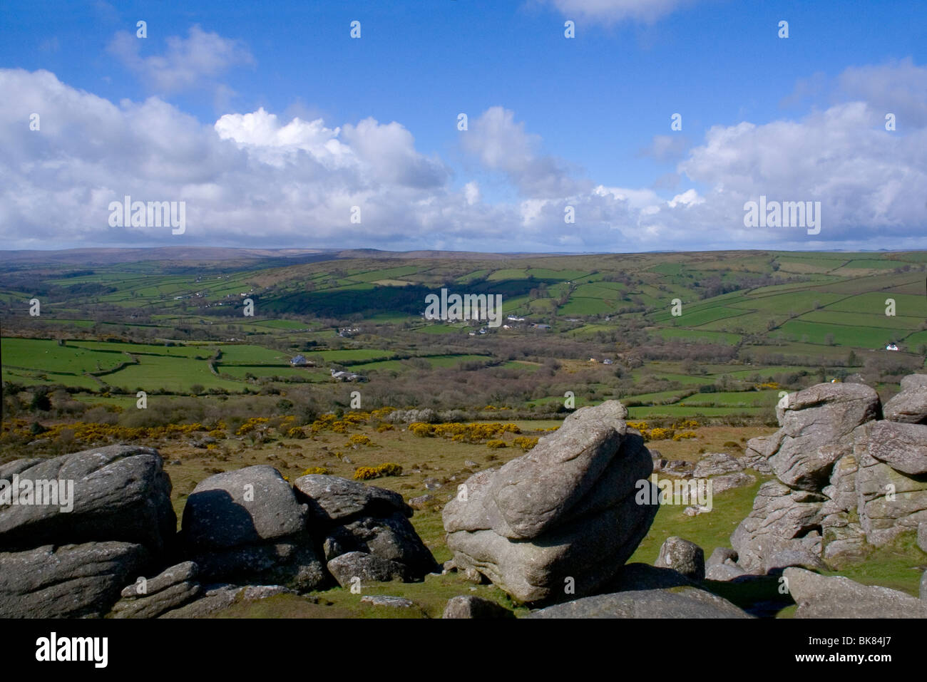 Devon, Widecombe in the Moor Stock Photo - Alamy