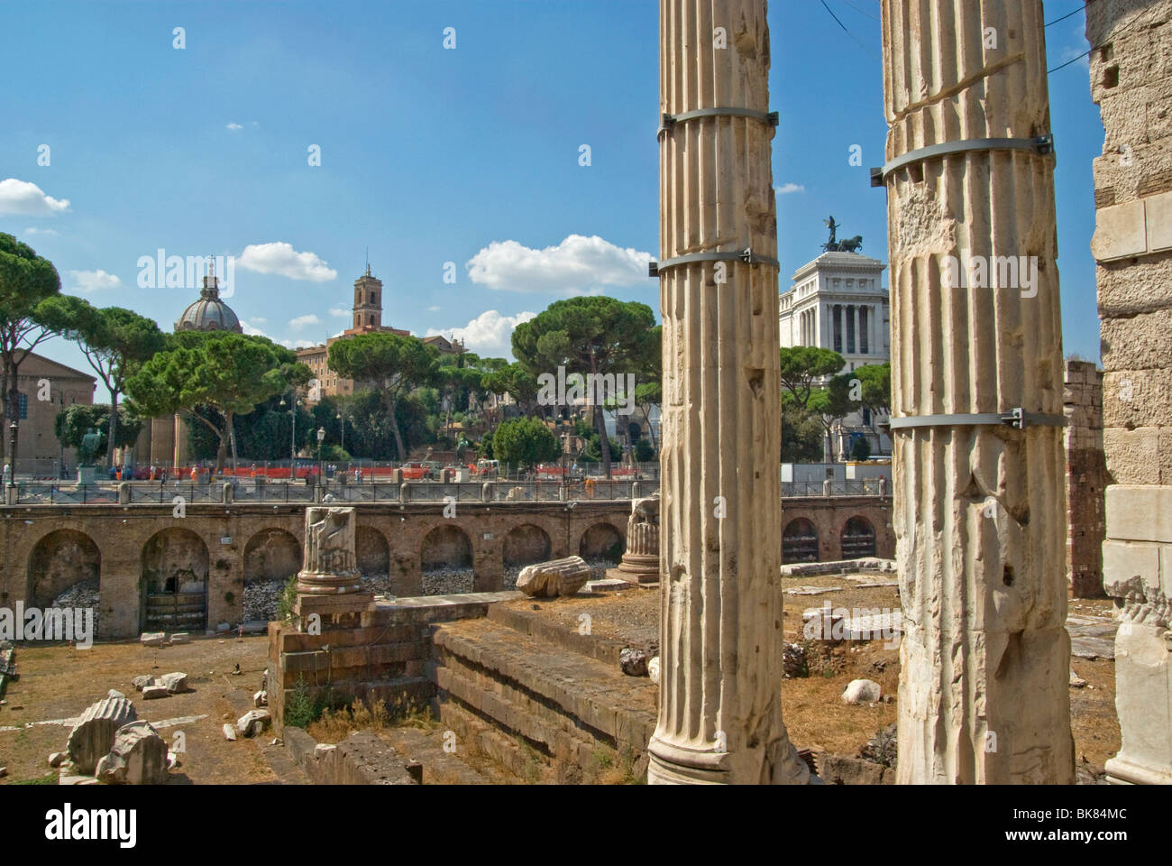 Rome Italy Forum of Augustus Stock Photo - Alamy