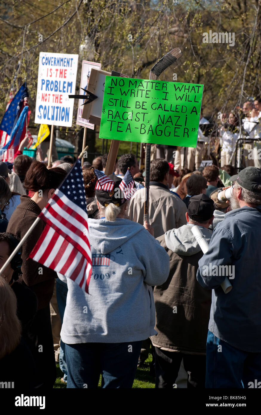 Tea party protest 2010 hi-res stock photography and images - Alamy